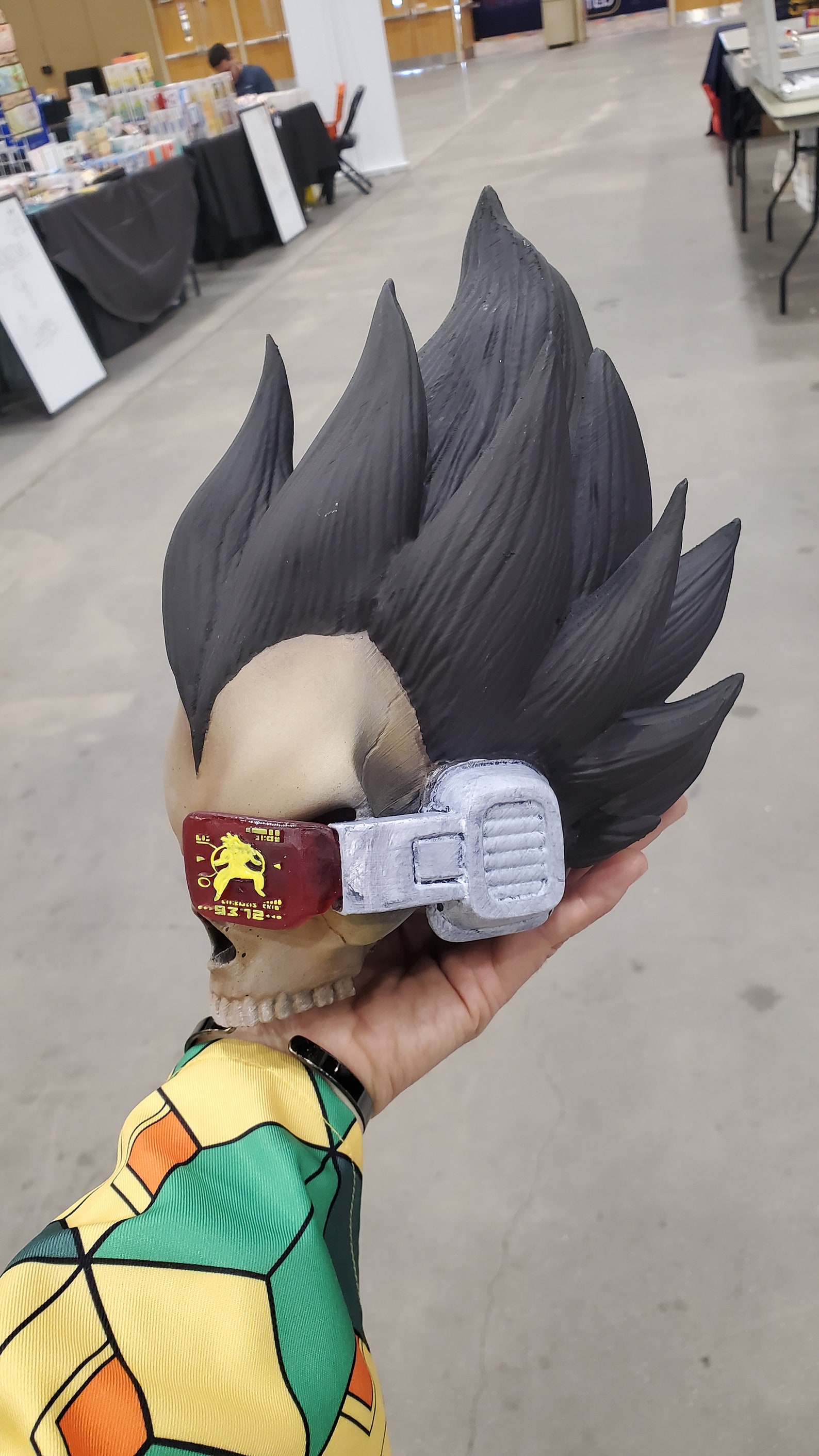 Vegeta Skull ,over 9000, Dragon Ball Inspired Skull, Prince of All ...