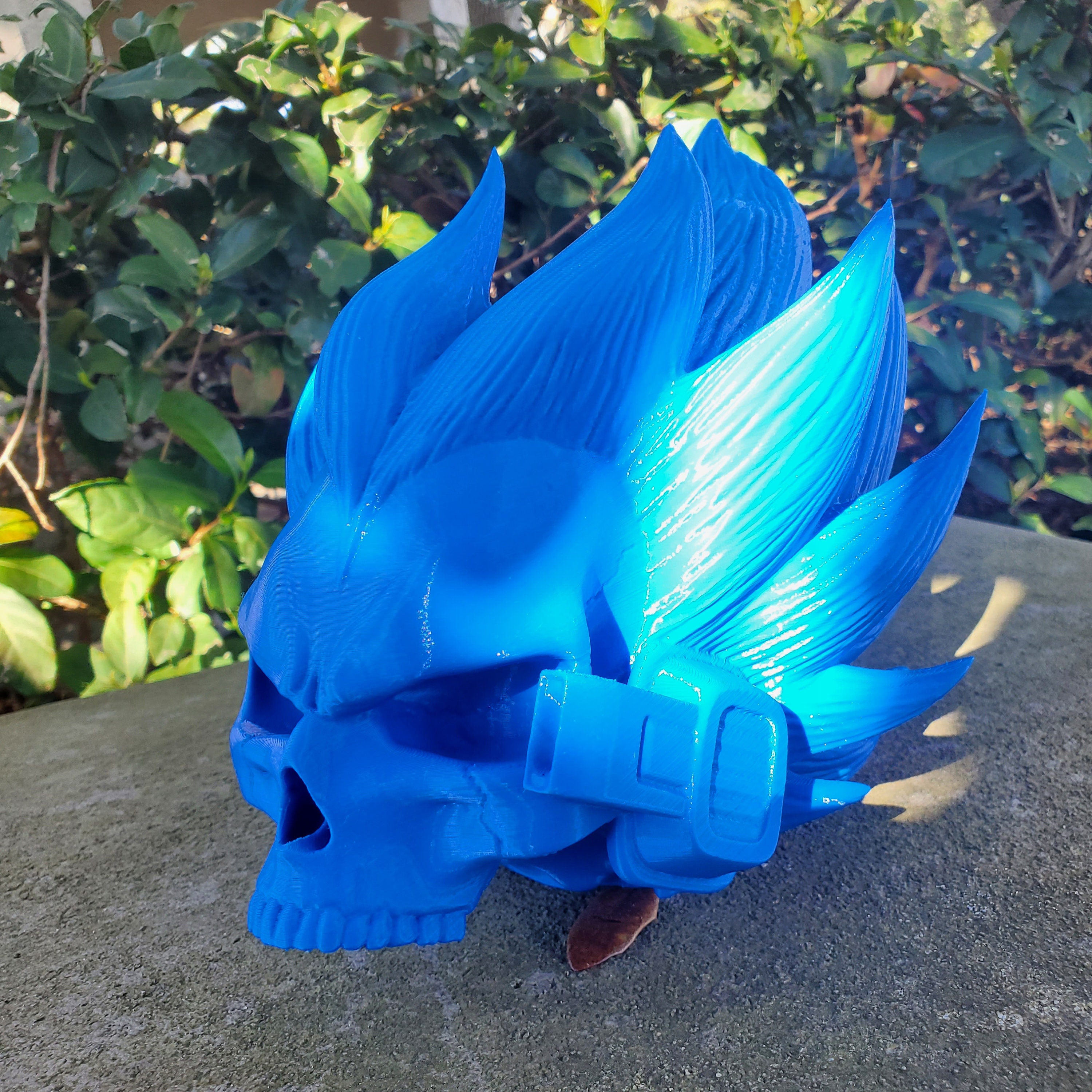 Vegeta Skull ,over 9000, Dragon Ball Inspired Skull, Prince of All ...