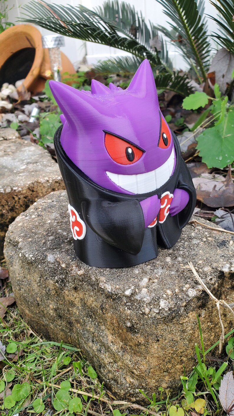Gengar Mash up With a Red Cloud, Charmander on a Cloak , Perfect Gift ...