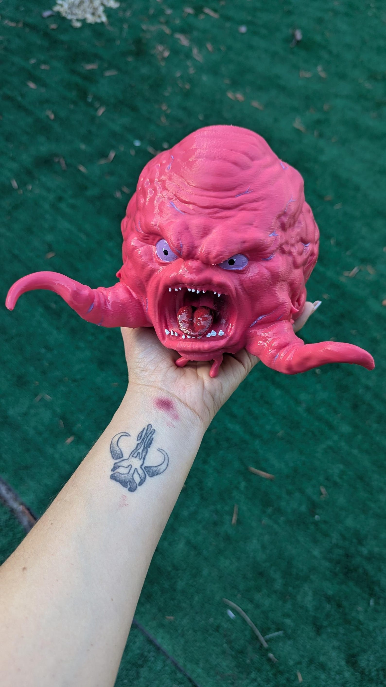 Krang Inspired Mutant Alien Brain, Tmnt Villain Display, 3D Printed ...
