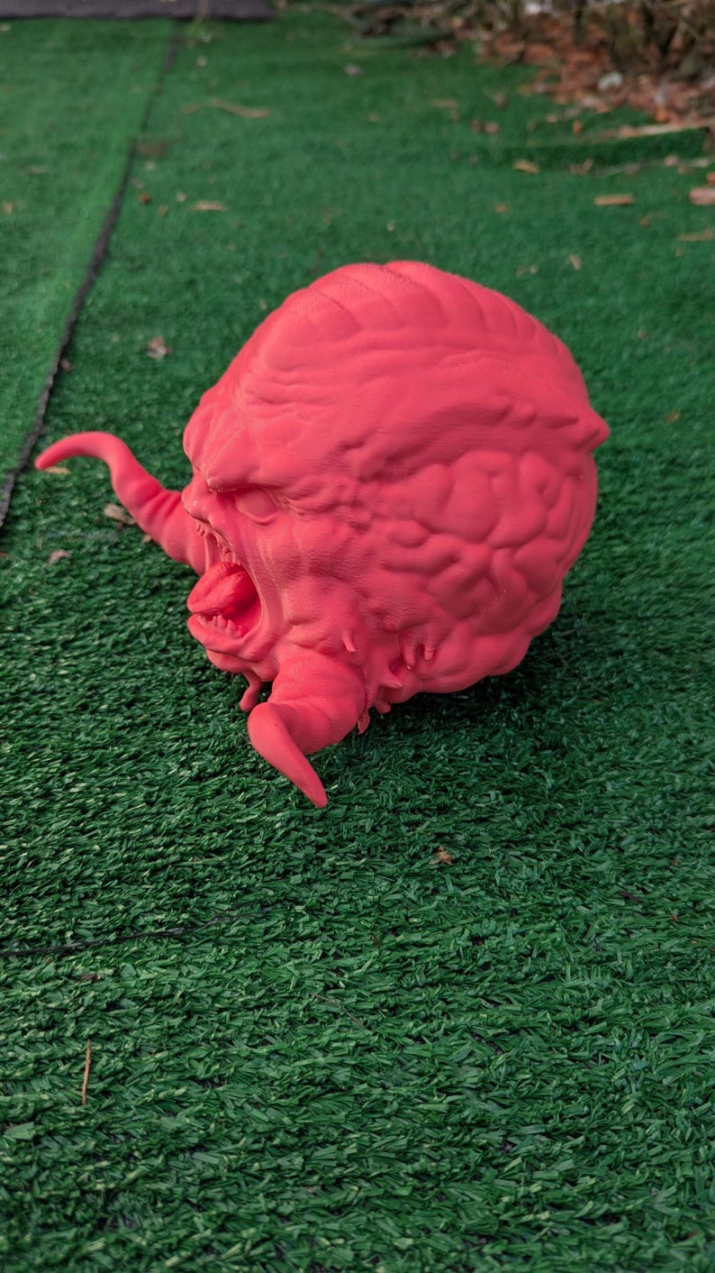 Krang Inspired Mutant Alien Brain, Tmnt Villain Display, 3D Printed ...