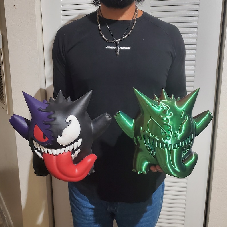 10 Inch Gengar / Venom Pokemon Ghostvenom Fusion Spider - Etsy