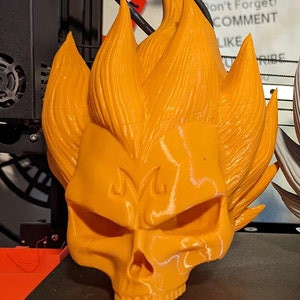 Vegeta Skull ,over 9000, Dragon Ball Inspired Skull, Prince of All ...