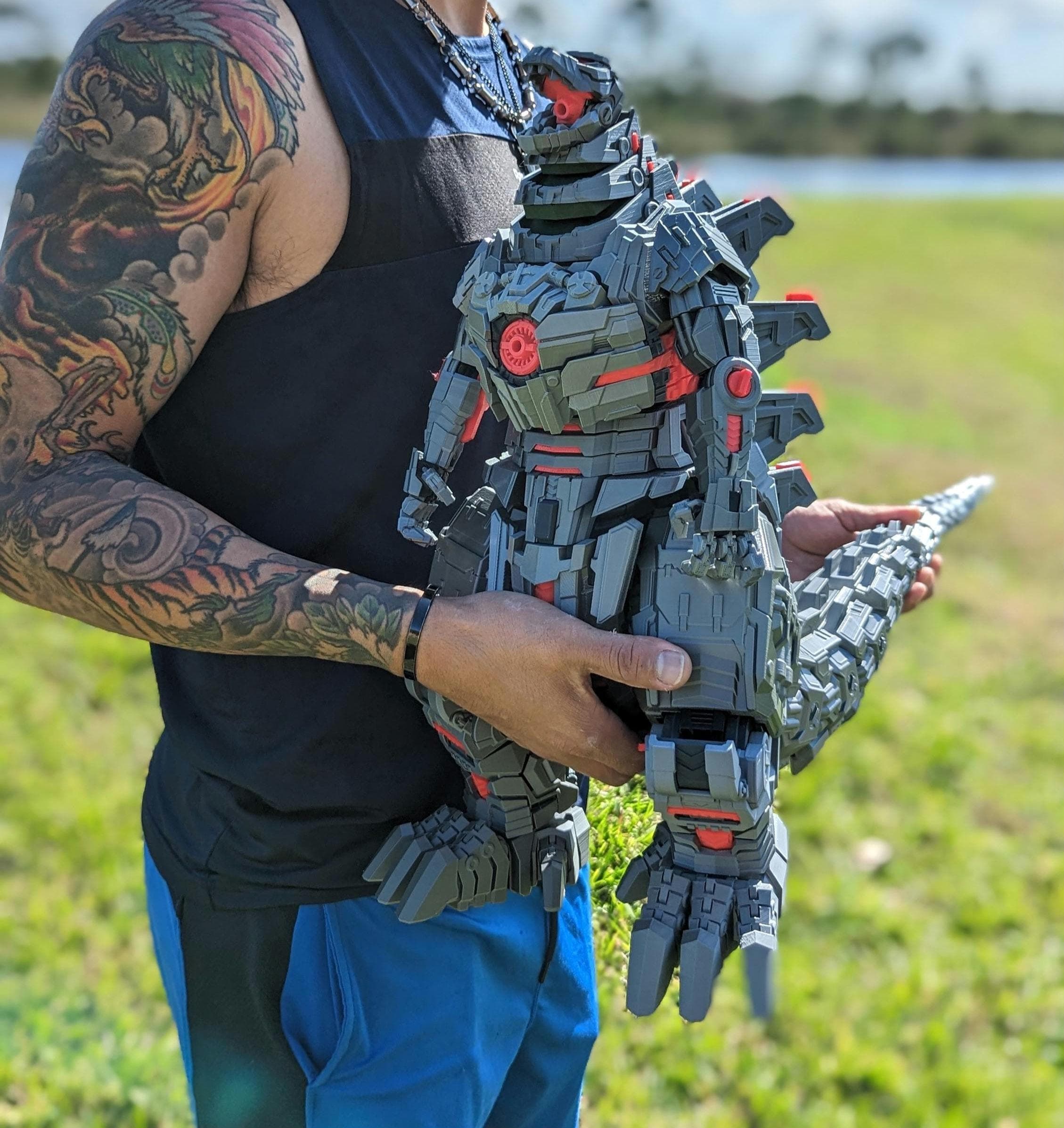 Articulated Atomic Dragon, Mecha, Godzilla, King of Monsters, Giant ...
