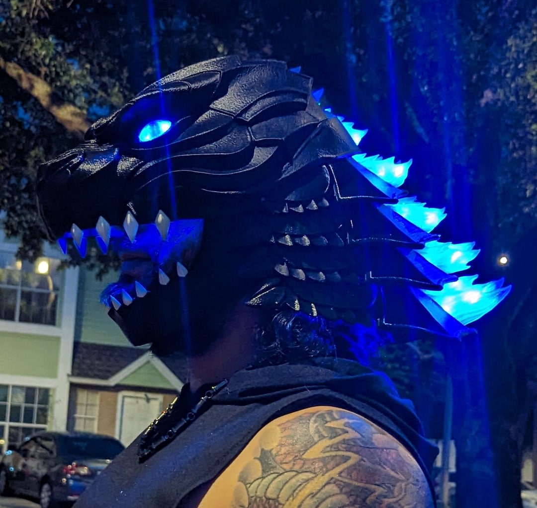 Godzilla Armor Helmet, Cosplay Helmet, Prop, Perfect Gift, Father's Day ...