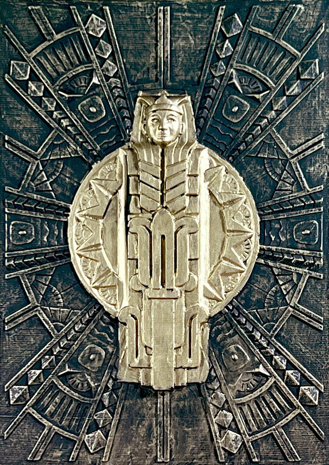 Egyptian Art Deco Style Pharaoh and Ornamentation - Etsy