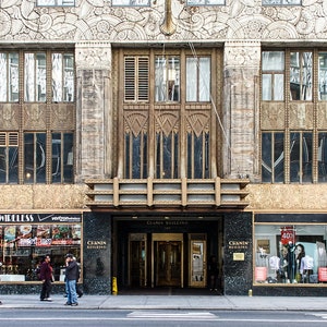 Unique Wall Art - Art Deco Frieze of Evolution From Chanin Building in ...