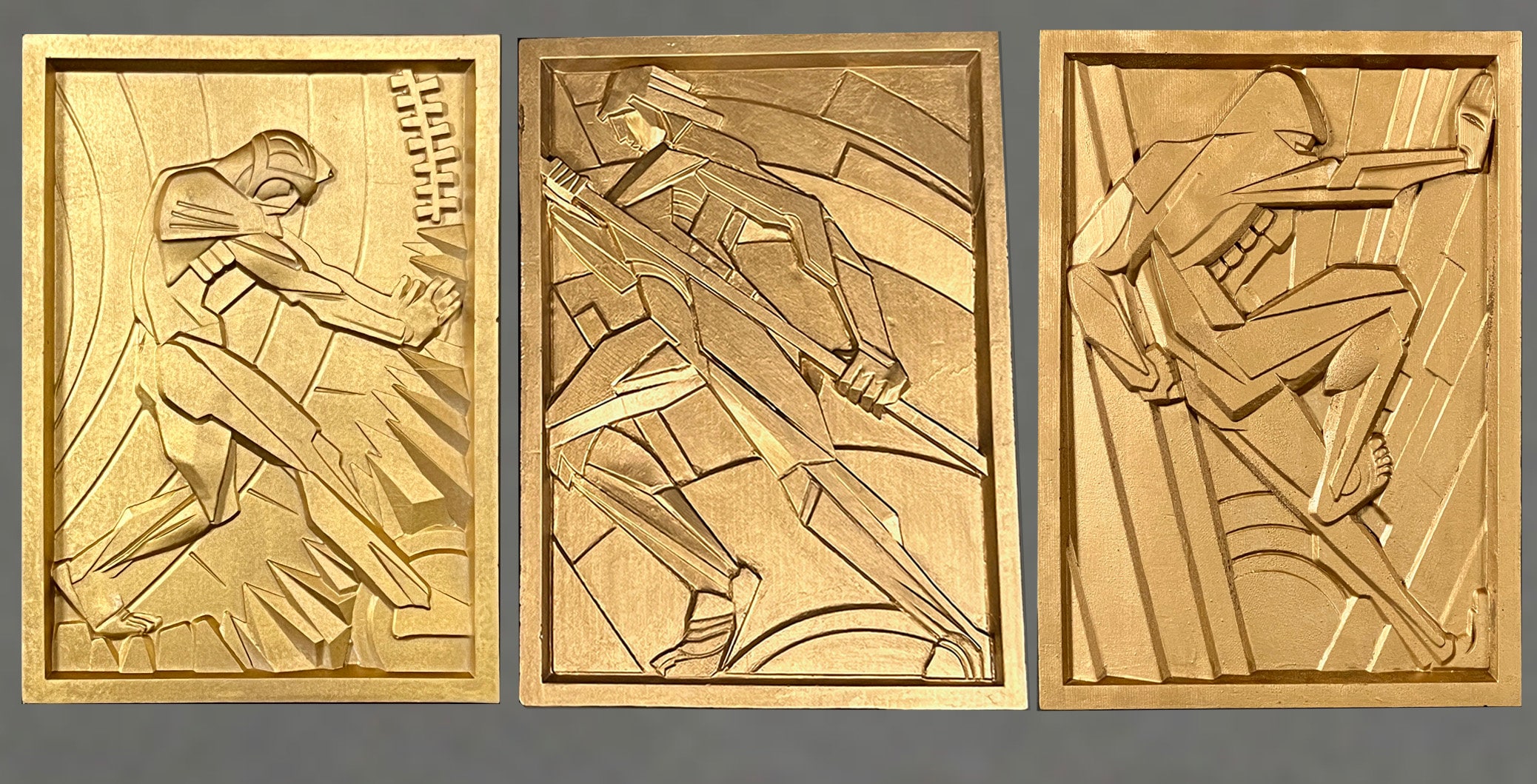 Special Trio : Art-deco Rene' Paul Chambellan 'man - Etsy