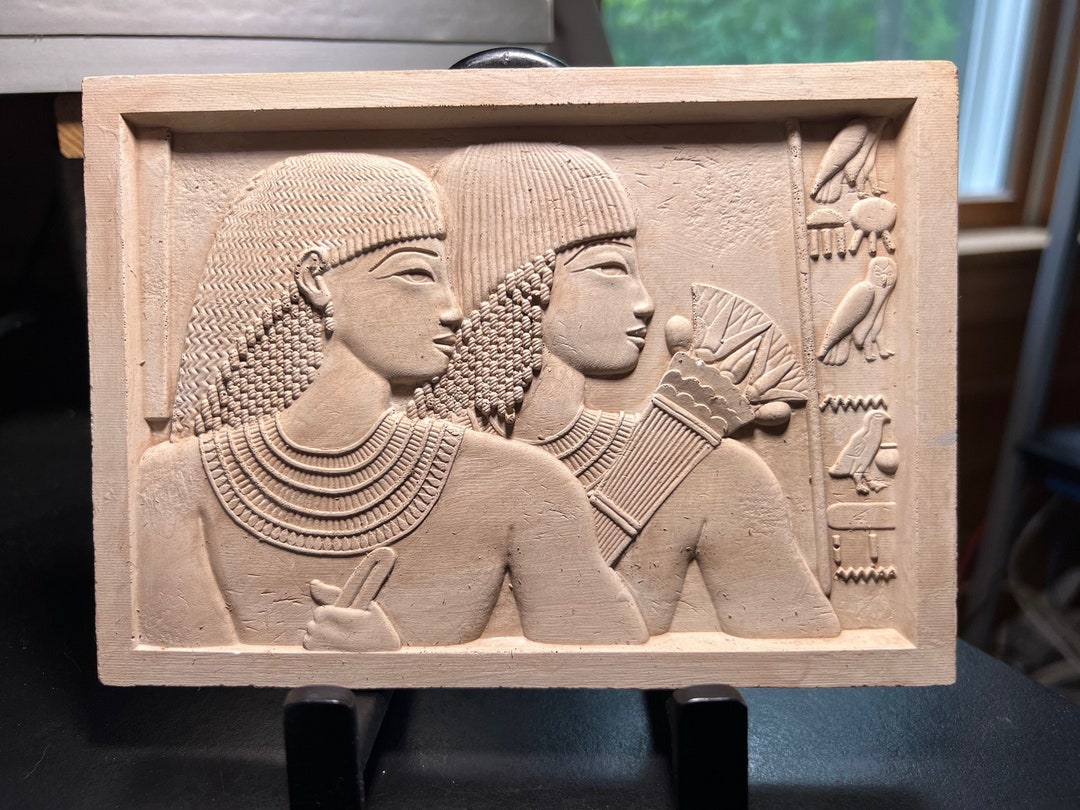 Egyptian Bas-relief Tile of Vizier Ramose at Thebes (1355-1350 BC) - Etsy
