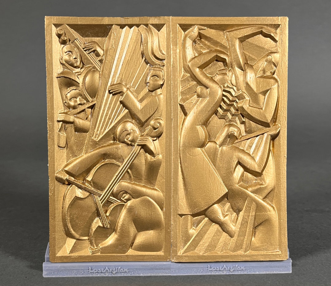Unique Wall Art - Special Pairing : Martel Brothers Art Deco Recreation ...