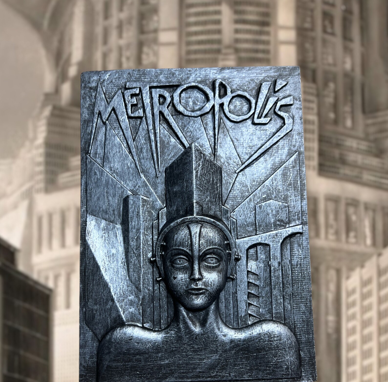 Metropolis Movie Poster Recreation Art Deco Machine-age - Etsy
