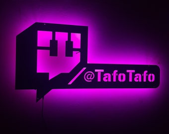 Twitch Rgb Sign - Etsy