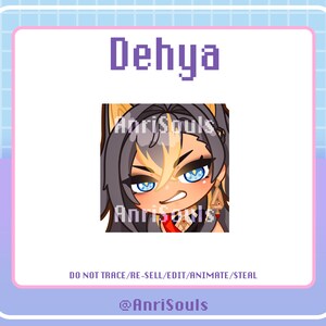 Twitch Emote Dehya Genshin. Streamer/ Discord/ Stream - Etsy