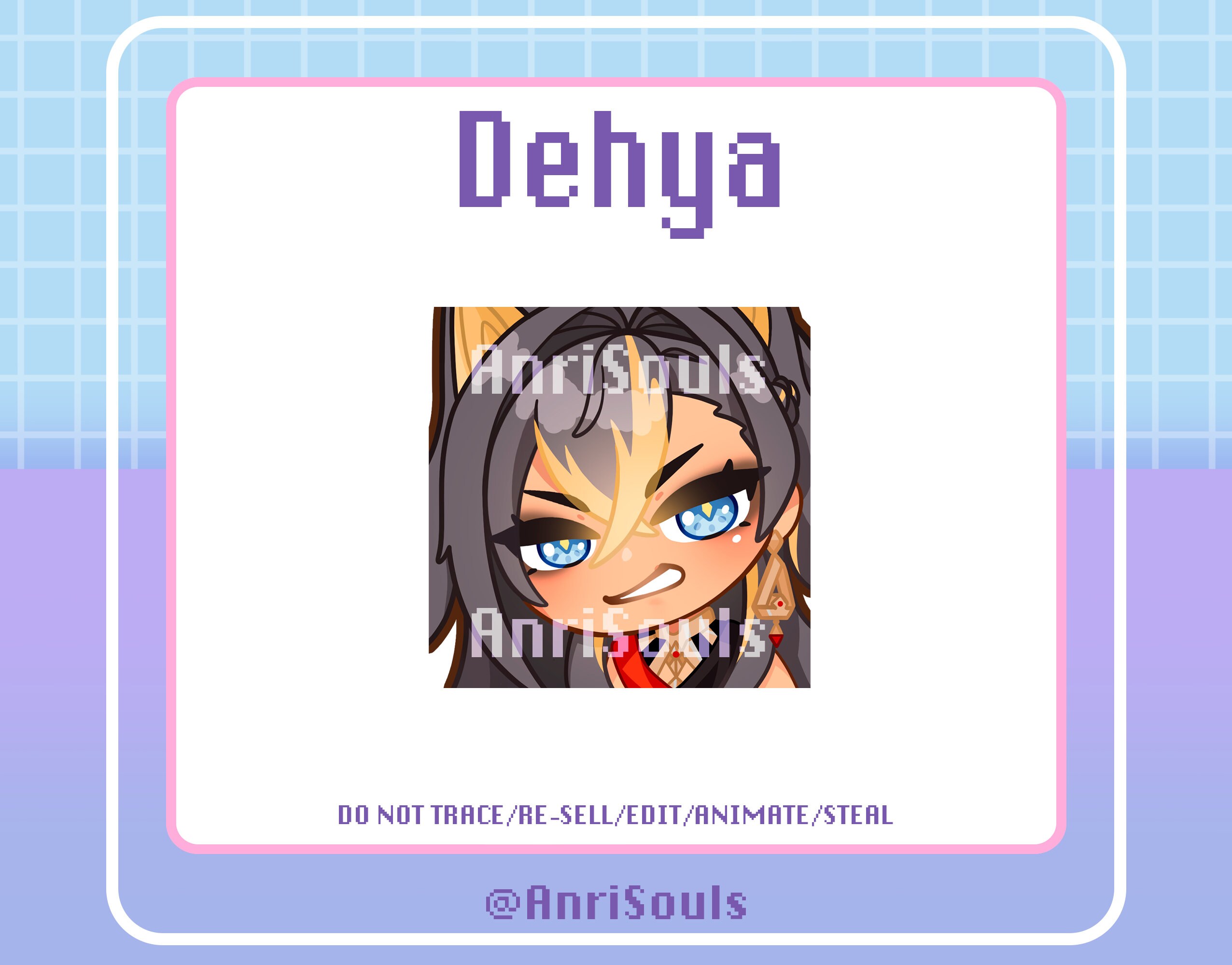 Twitch Emote Dehya Genshin. Streamer/ Discord/ Stream - Etsy New Zealand