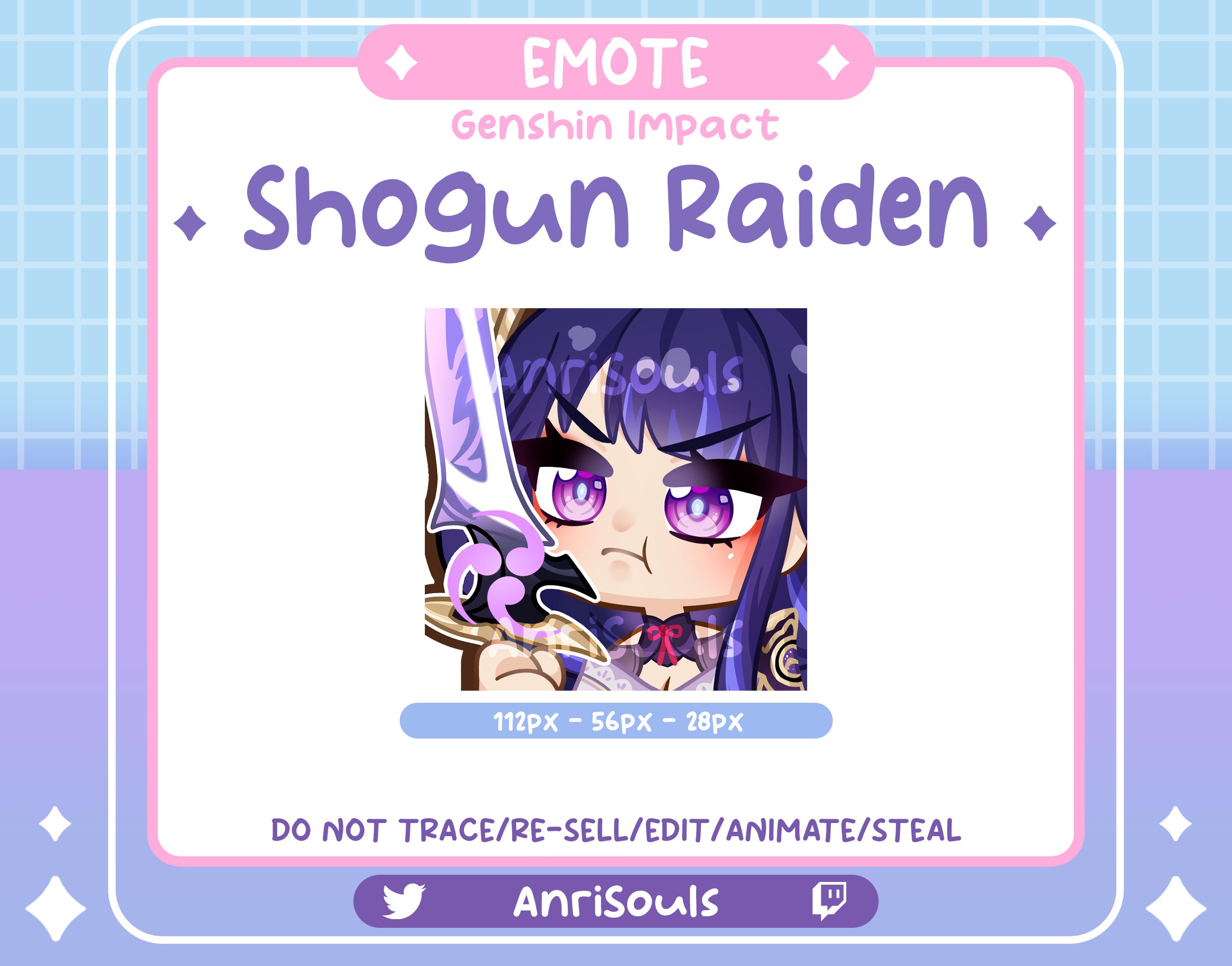 Twitch Emote Shogun Raiden Genshin. Streamer/ Discord/ Stream - Etsy Twitch Emote Shogun Raiden Genshin. Streamer/ Discord/ Stream - Etsy