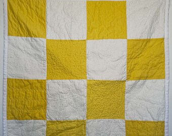 Yellow Baby Quilt - Etsy