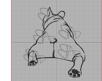 Frenchie Dog Butt - Etsy