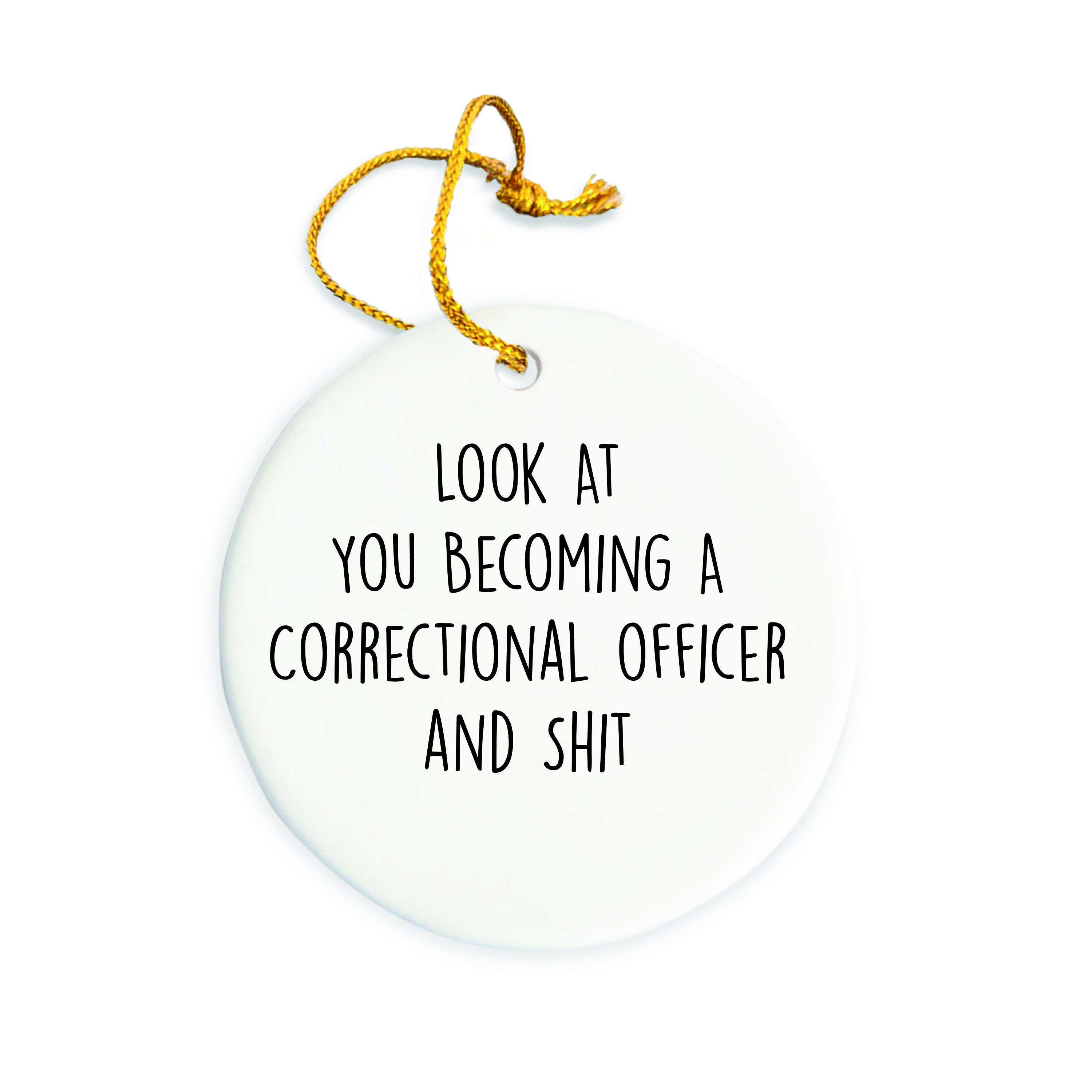 Correctional Officer Ornament, Officer Christmas Ornament, Christmas ...