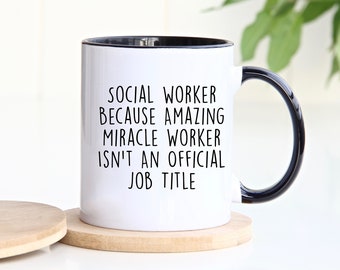 Social Worker Gift Idea Funny Social Worker Mug Social - Etsy