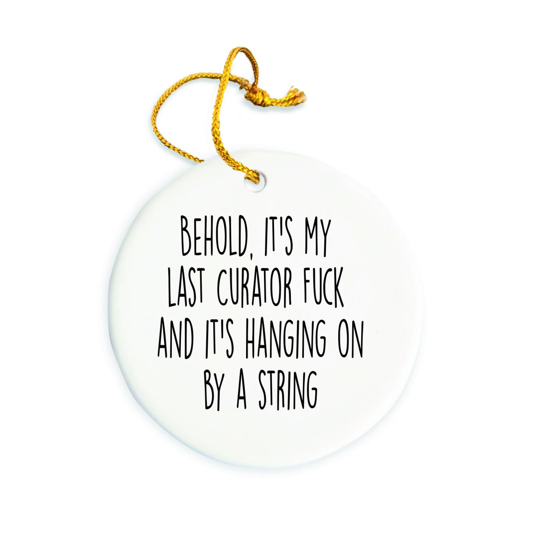 Curator Ornament, Curator Christmas Ornaments, Gift for Curator ...