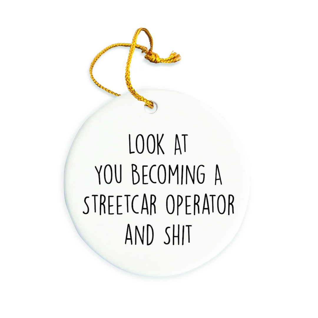 Streetcar Operator Ornament, Streetcar Operator Christmas Ornament ...
