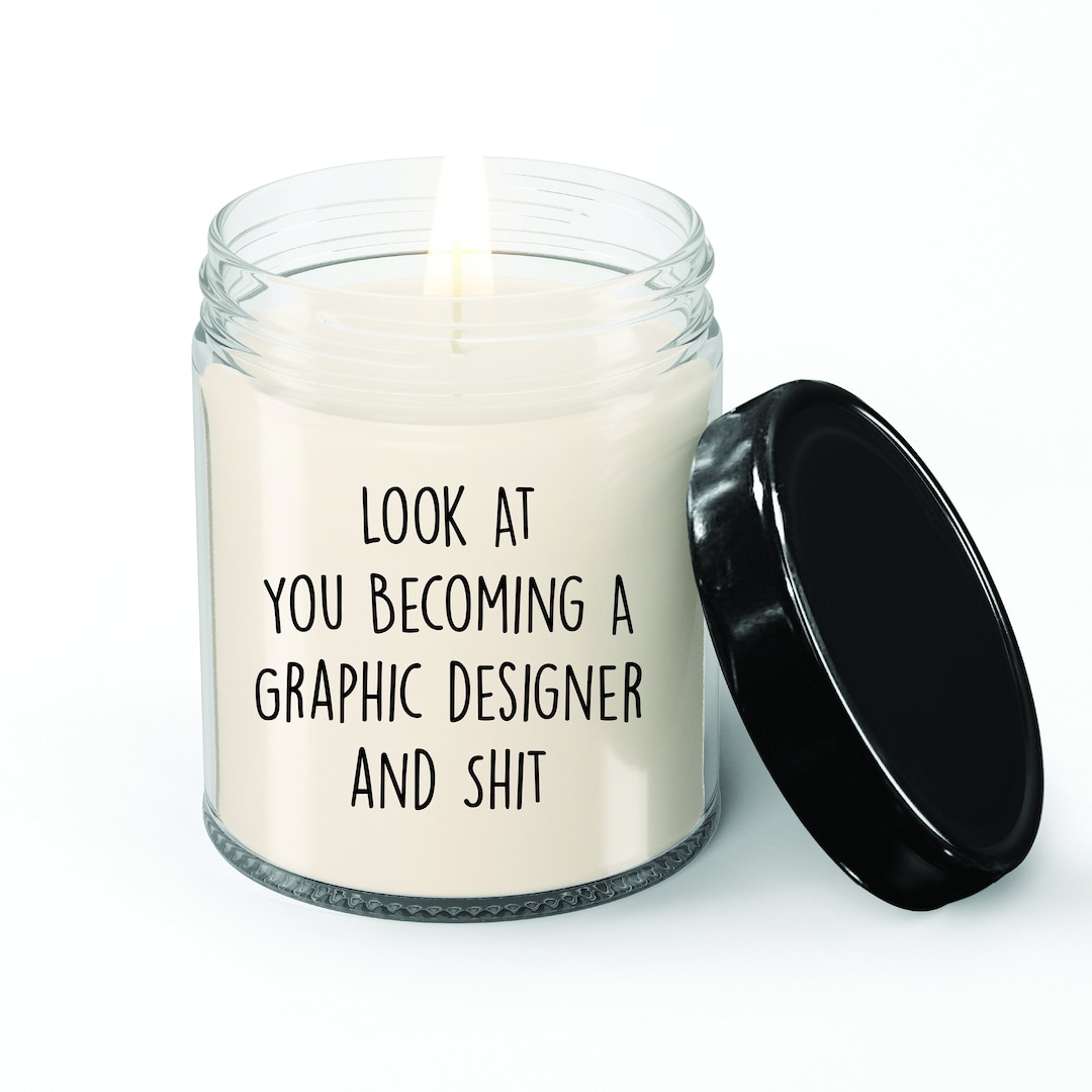 Graphic Designer Candle, Graphic Designer Gift, Gift for Graphic ...
