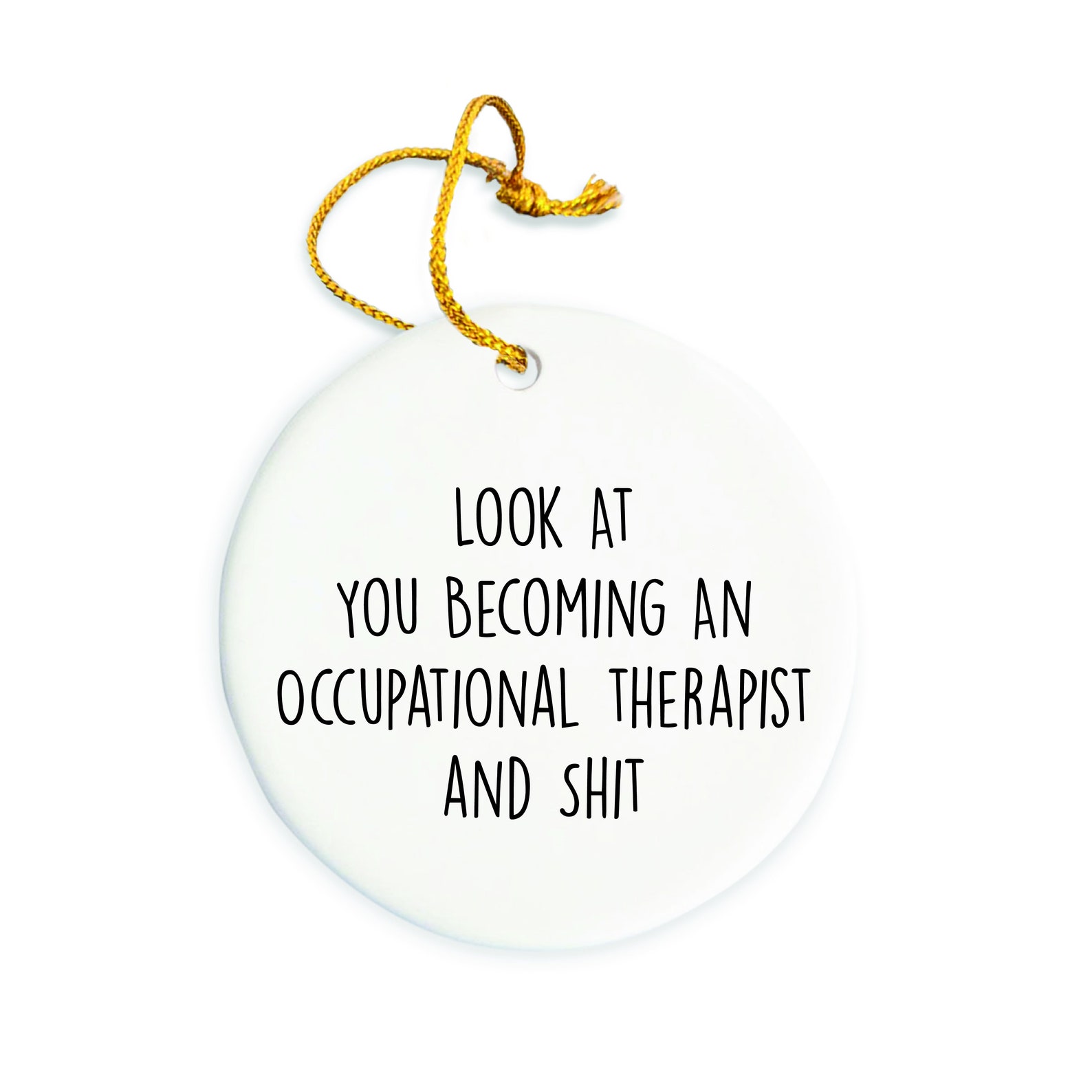 Occupational Therapist Ornament, Therapist Christmas Ornament ...