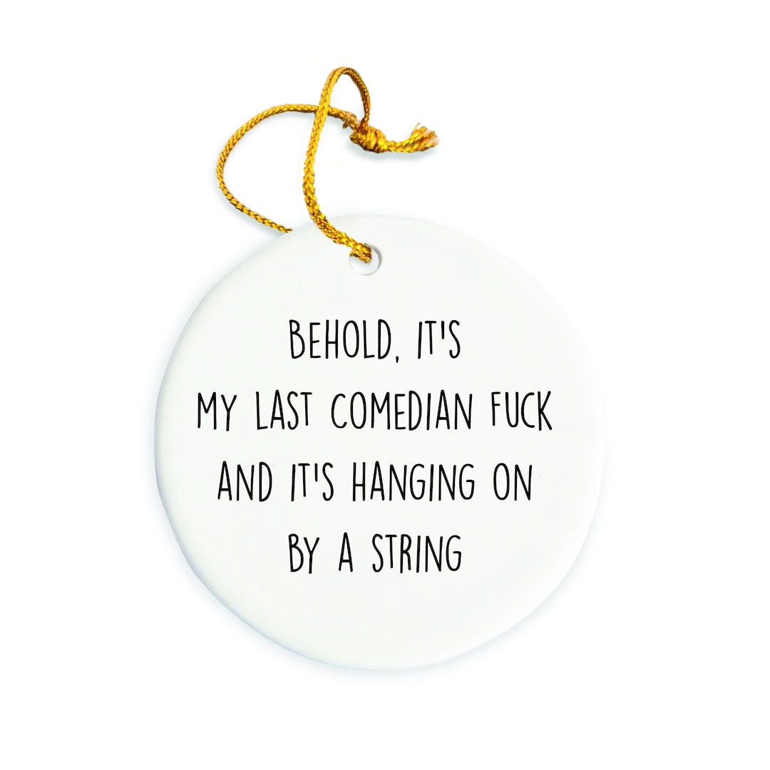 Comedian Ornament, Comedian Christmas Ornaments, Gift for Comedian ...