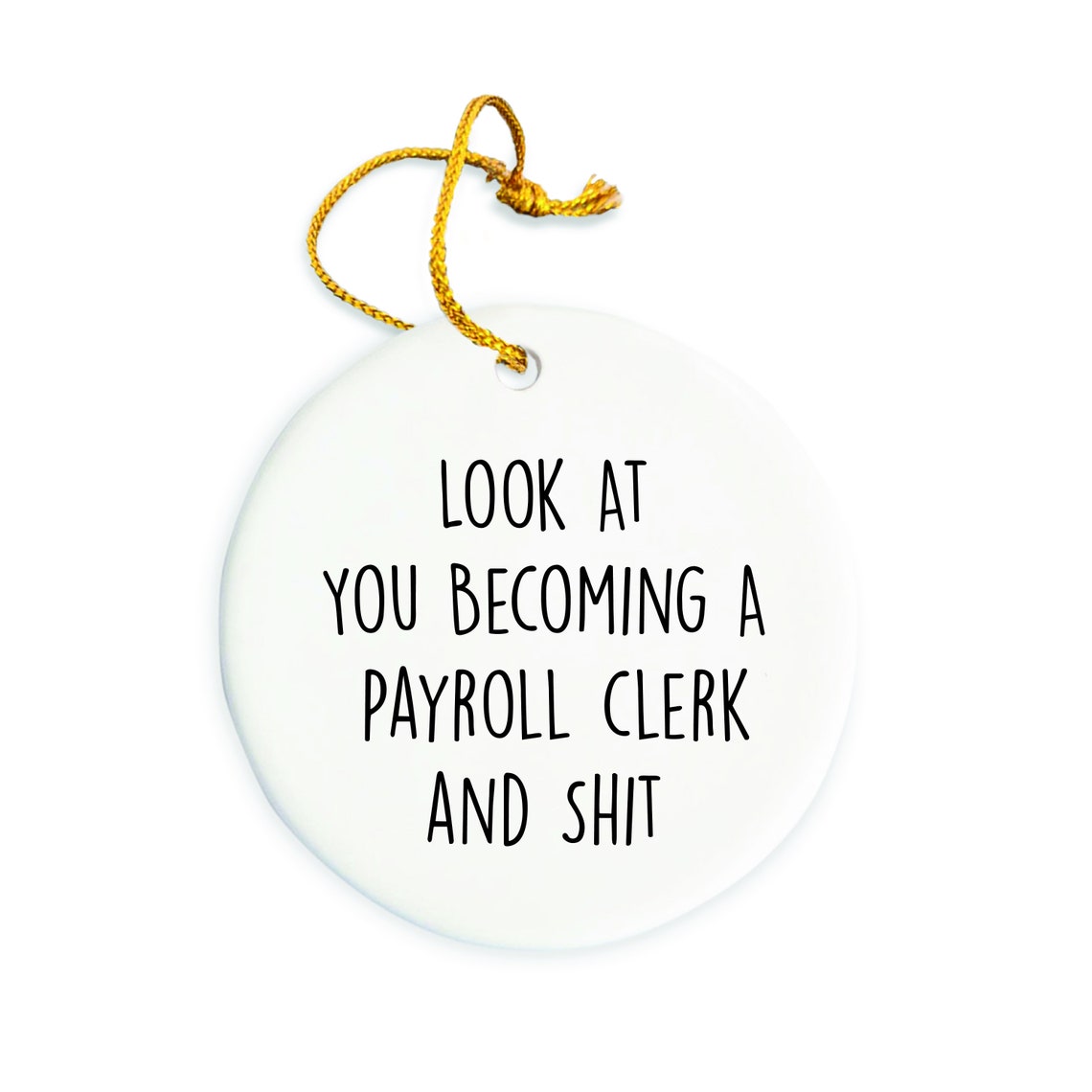 Payroll Clerk Ornament, Payroll Clerk Christmas Ornament, Payroll Clerk ...