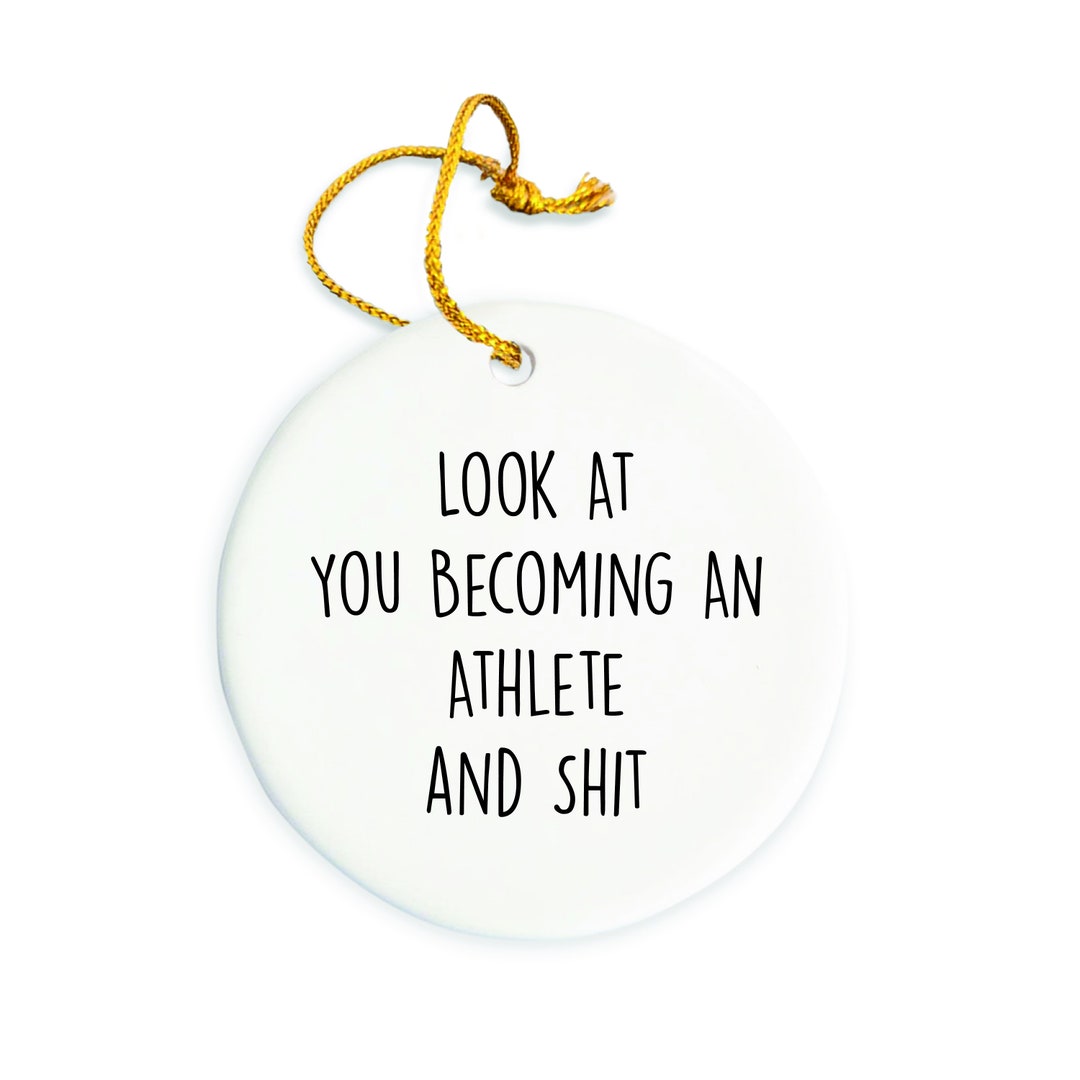 Athlete Ornament, Athlete Christmas Ornament, Athlete Christmas Tree ...