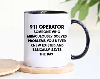 911 Operator Mug, Operator Mug, Best 911 Operator, 911 Operator Gift ...