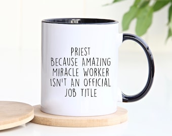 Funny Priest Mug, Gift for Priest, Priest Coffee Mug, Priest Mug ...