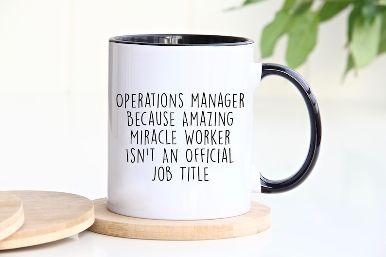 Operations Manager Mug, Operations Manager Gift, Gift for Operations ...