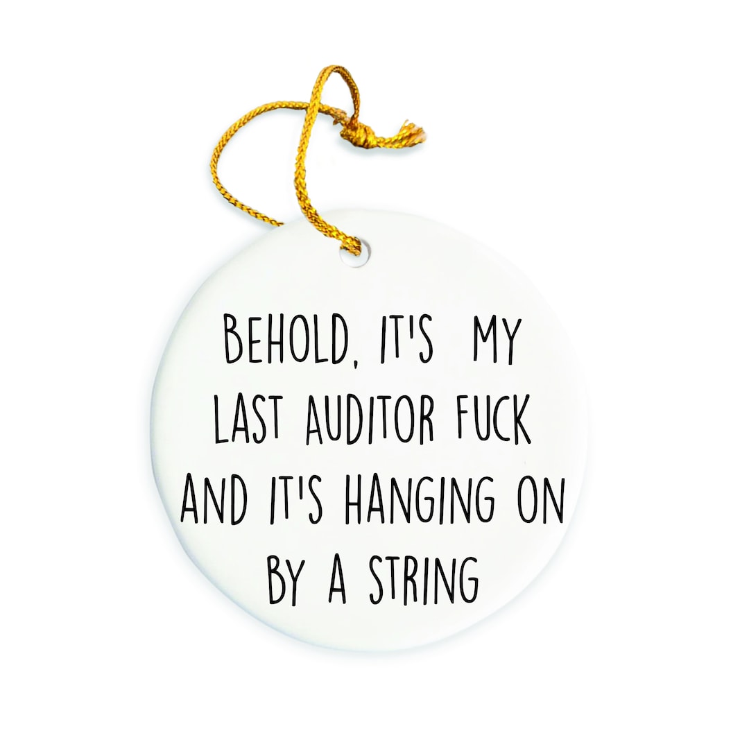 Auditor Ornament, Auditor Christmas Ornaments, Gift for Auditor ...