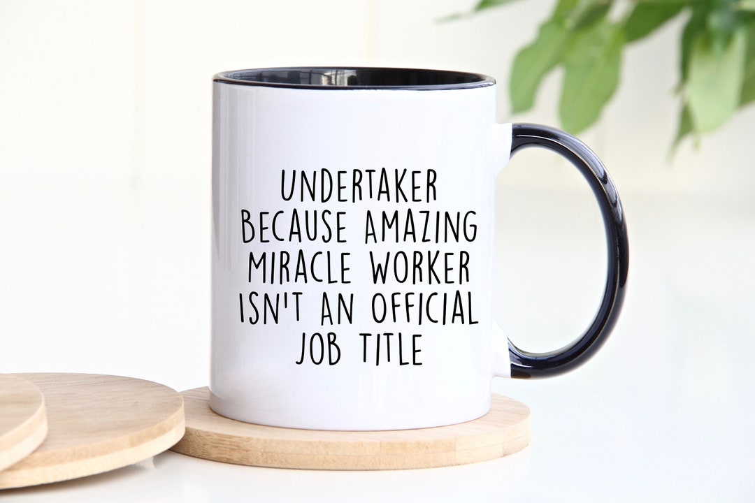 Undertaker Mug, Undertaker Gift, Gift for Undertaker, Personalized Mug ...