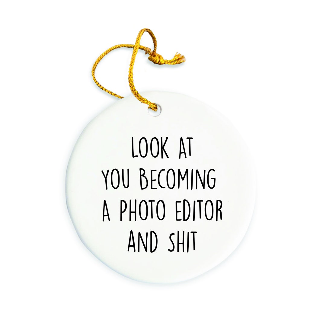 Photo Editor Ornament, Photo Editor Christmas Ornament, Photo Editor ...