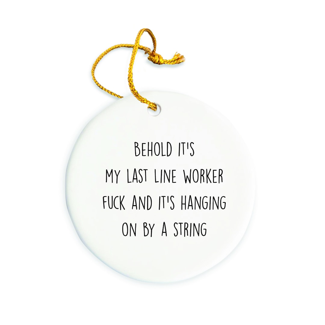 Line Worker Ornament , Line Worker Christmas Ornaments, Gift for Line ...