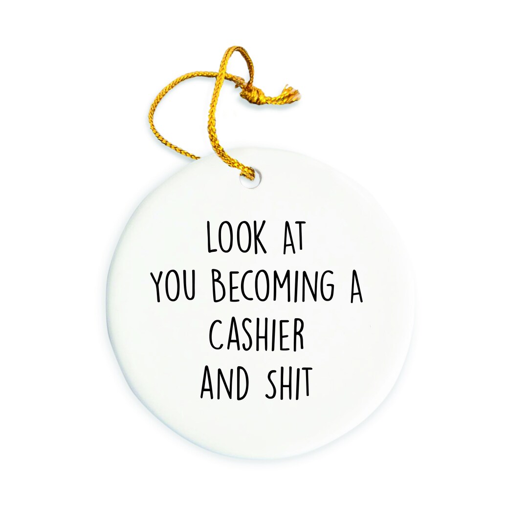 Cashier Ornament, Cashier Christmas Ornament, Cashier Christmas Tree ...