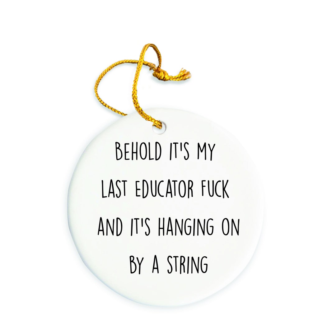 Educator Ornament, Educator Christmas Ornaments, Gift for Educator ...
