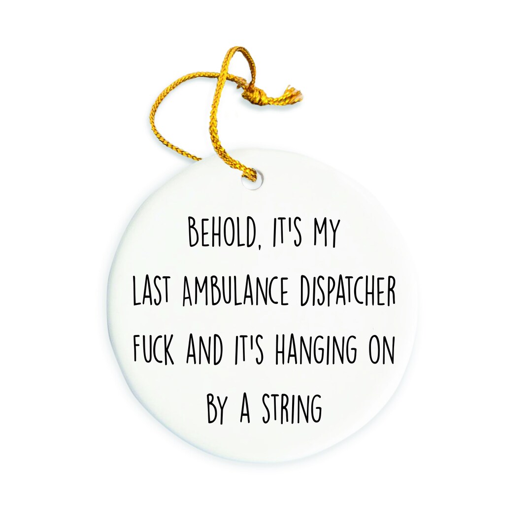 Ambulance Dispatcher Ornament, Ambulance Dispatcher Christmas Ornaments ...