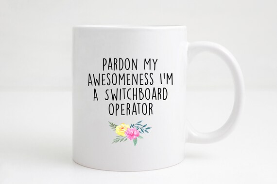 Switchboard Operator Mug Switchboard Operator Gift Gift for - Etsy