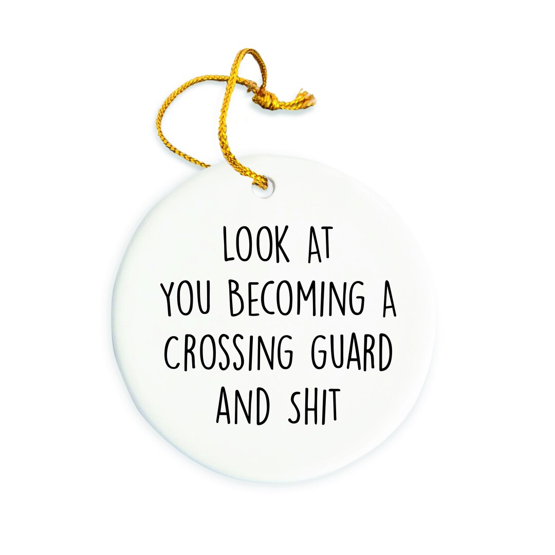 Crossing Guard Ornament, Crossing Guard Christmas Ornament, Christmas ...