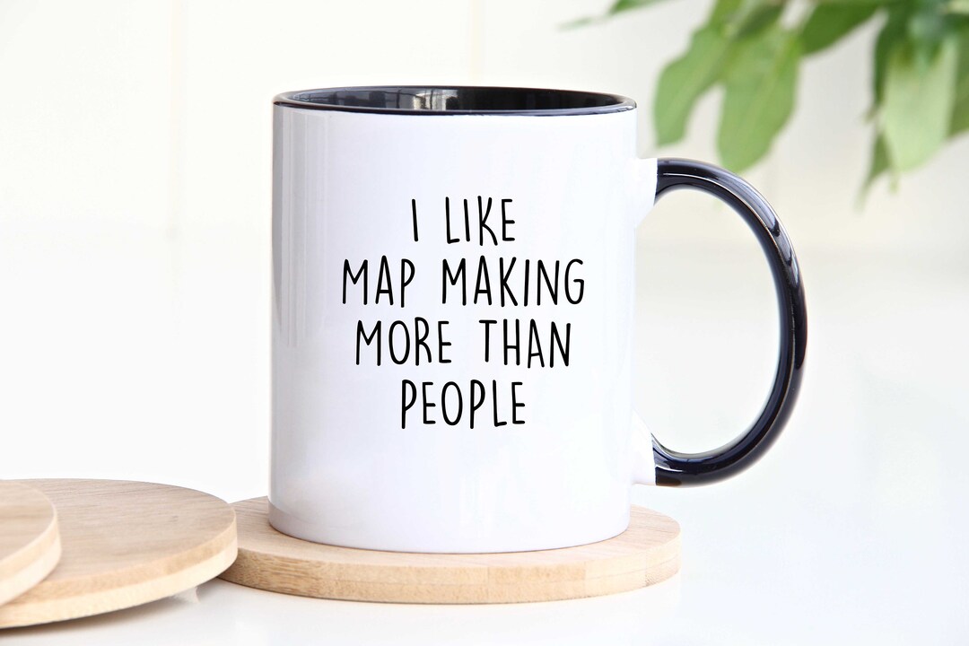 Mapa que hace la taza, mapa que hace los regalos, regalo para el mapa ...