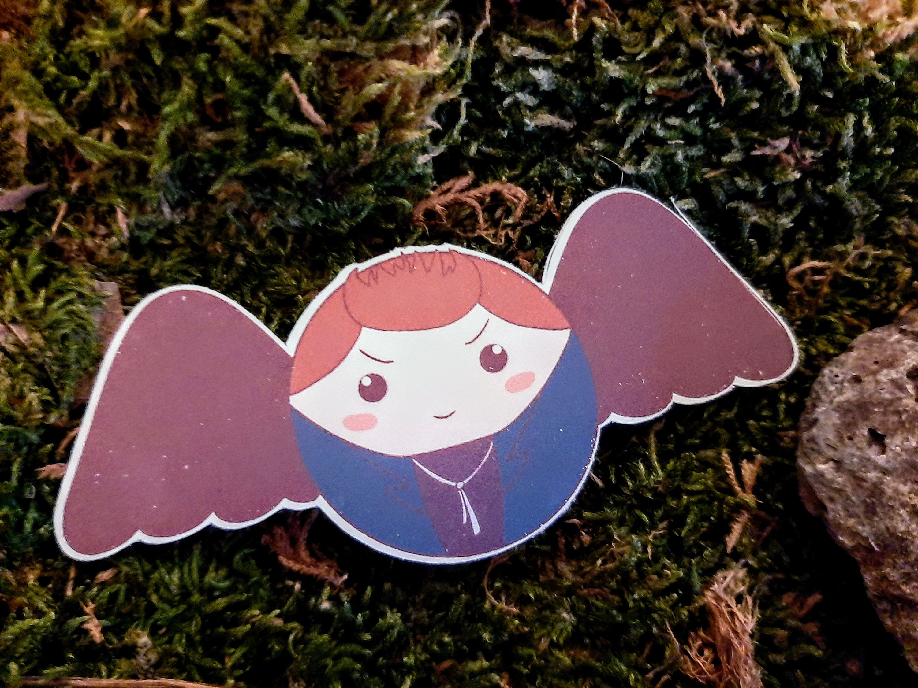 Good Omens Crowley and Aziraphale Demon and Angel Stickers - Etsy