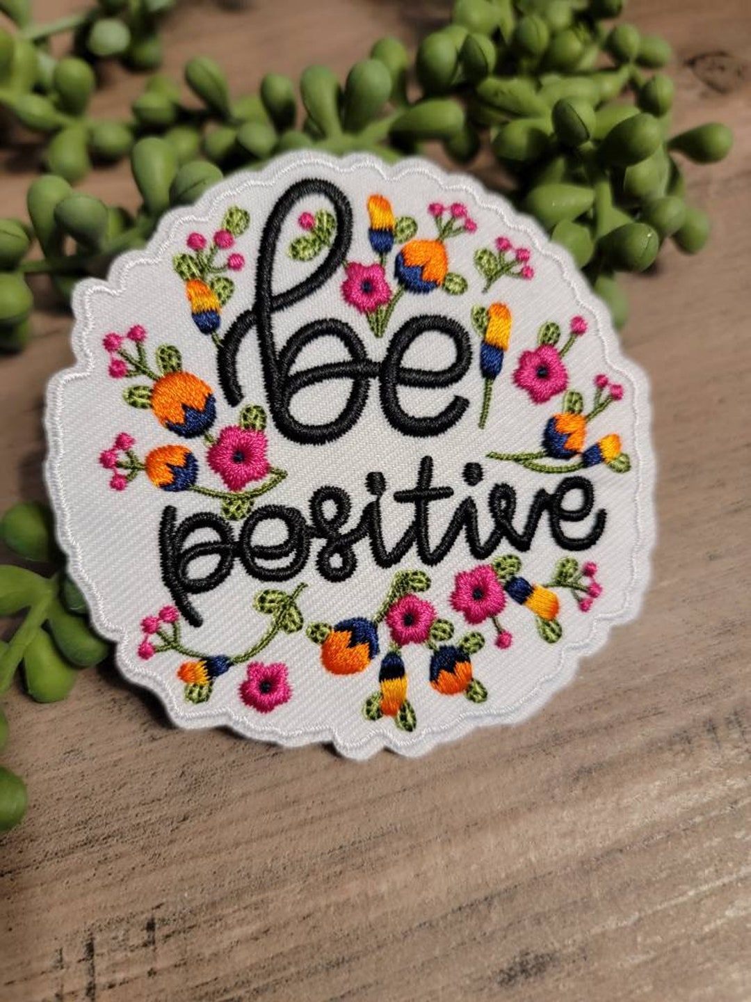 Motivational Iron on Embroidery Clothing Patch - Etsy