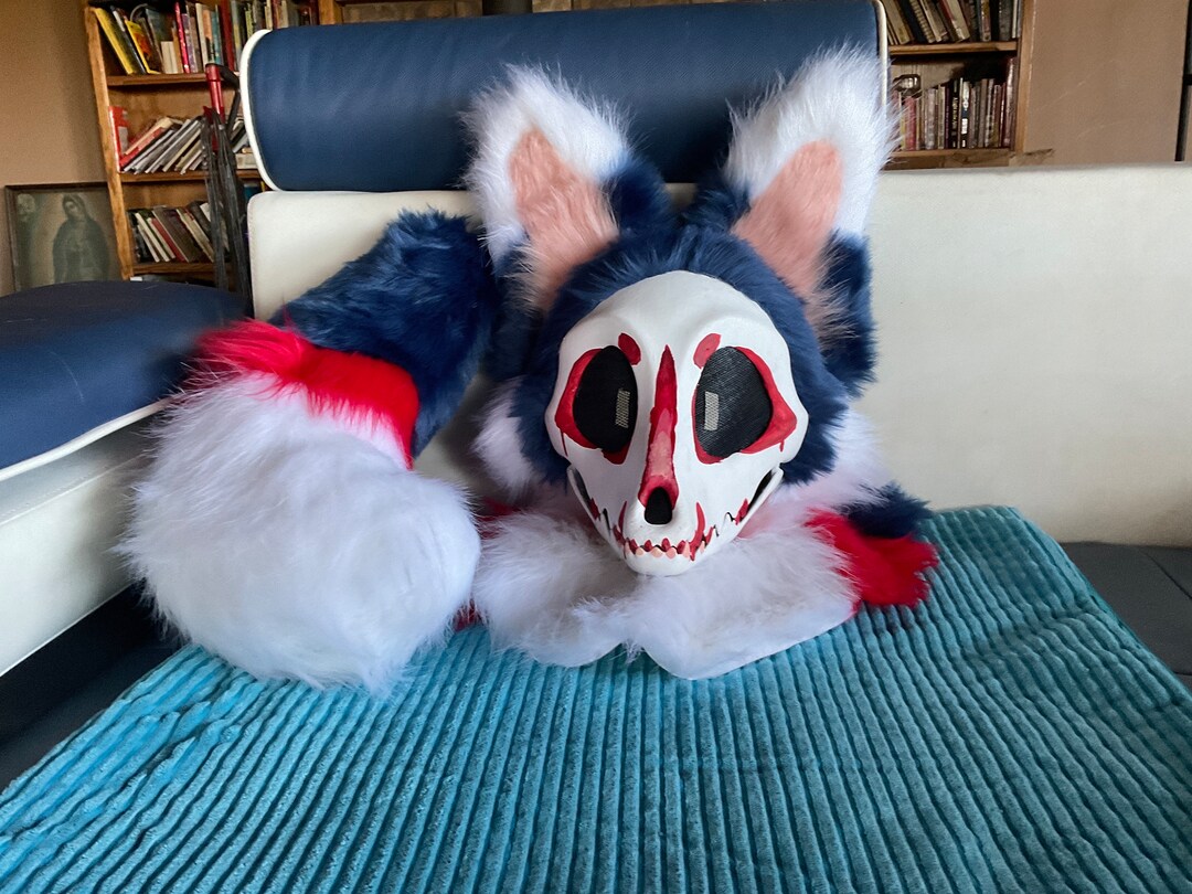 Toony Skull Dog Commission Closed - Etsy
