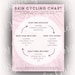 Skin Cycling Chart (instant Digital Download) - Skin Cycle Guide ...