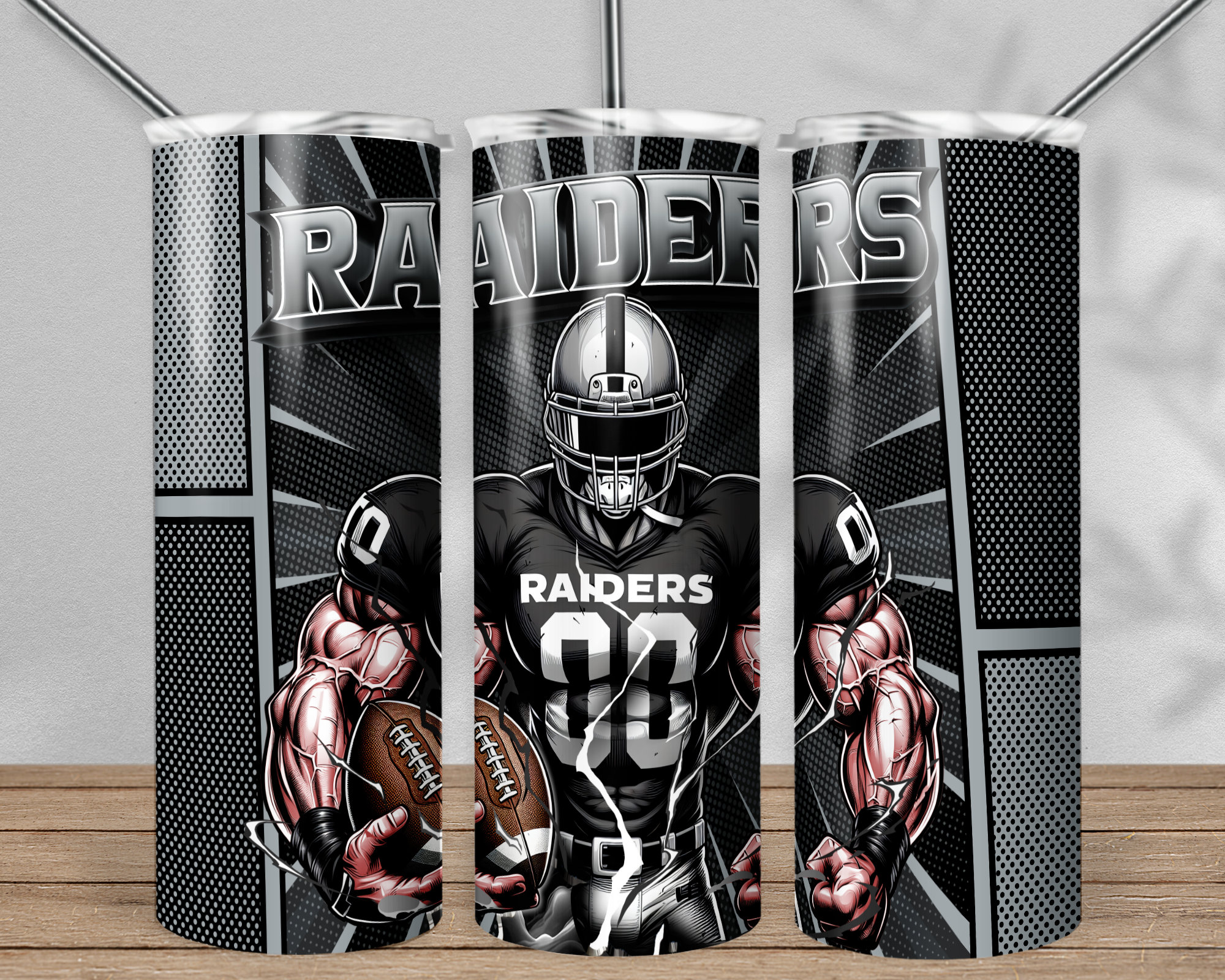 Raider 20oz Skinny Tumbler Wrap PNG, Sport 20oz Tumbler PNG, Football ...
