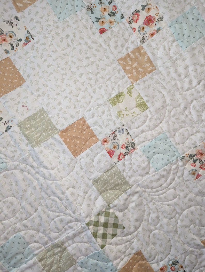 Handmade Baby Girl Patchwork Quilt - Etsy