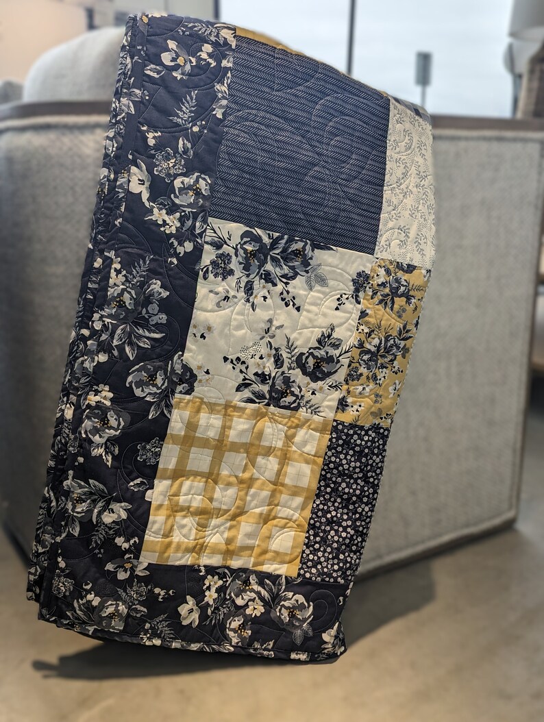 Handmade Gingham Foundry Patchwork Quilt - Etsy